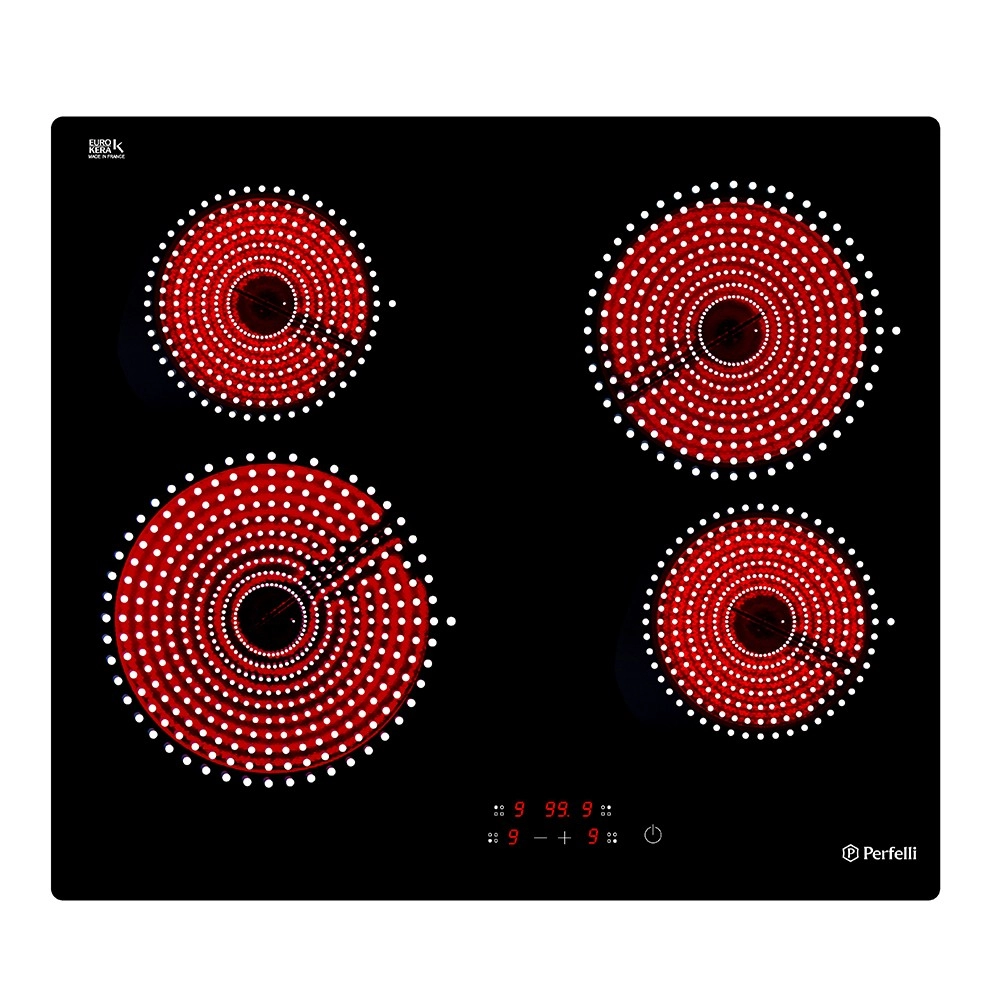 ᐉ Варочная поверхность Perfelli VH 6123 BL купить по цене 6 499 грн. в ...