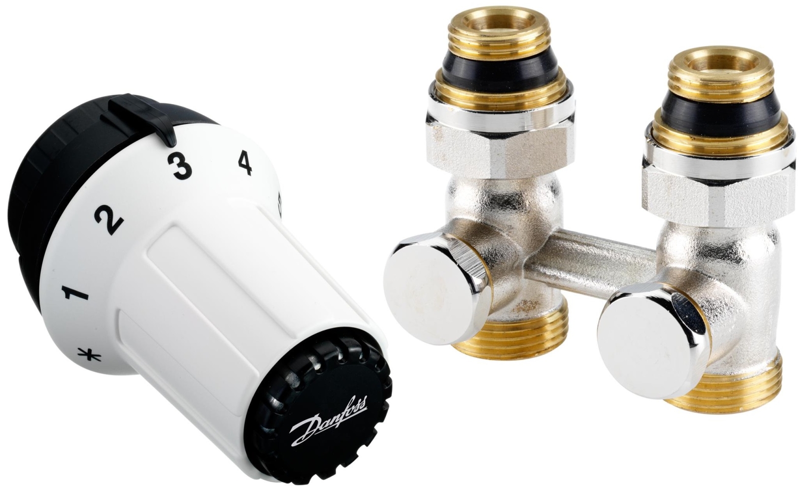 ᐉ Комплект термостатичний Danfoss RAS-C + RLV-KS 1/2" (013G5277) купити по ціні 1 255 грн. в ...