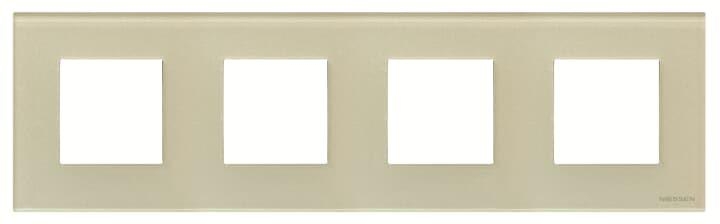 ᐉ Рамка для розетки ABB Zenit N2274 CP (2CLA227400N3501) купить по цене 4 302 грн. в Киеве и ...