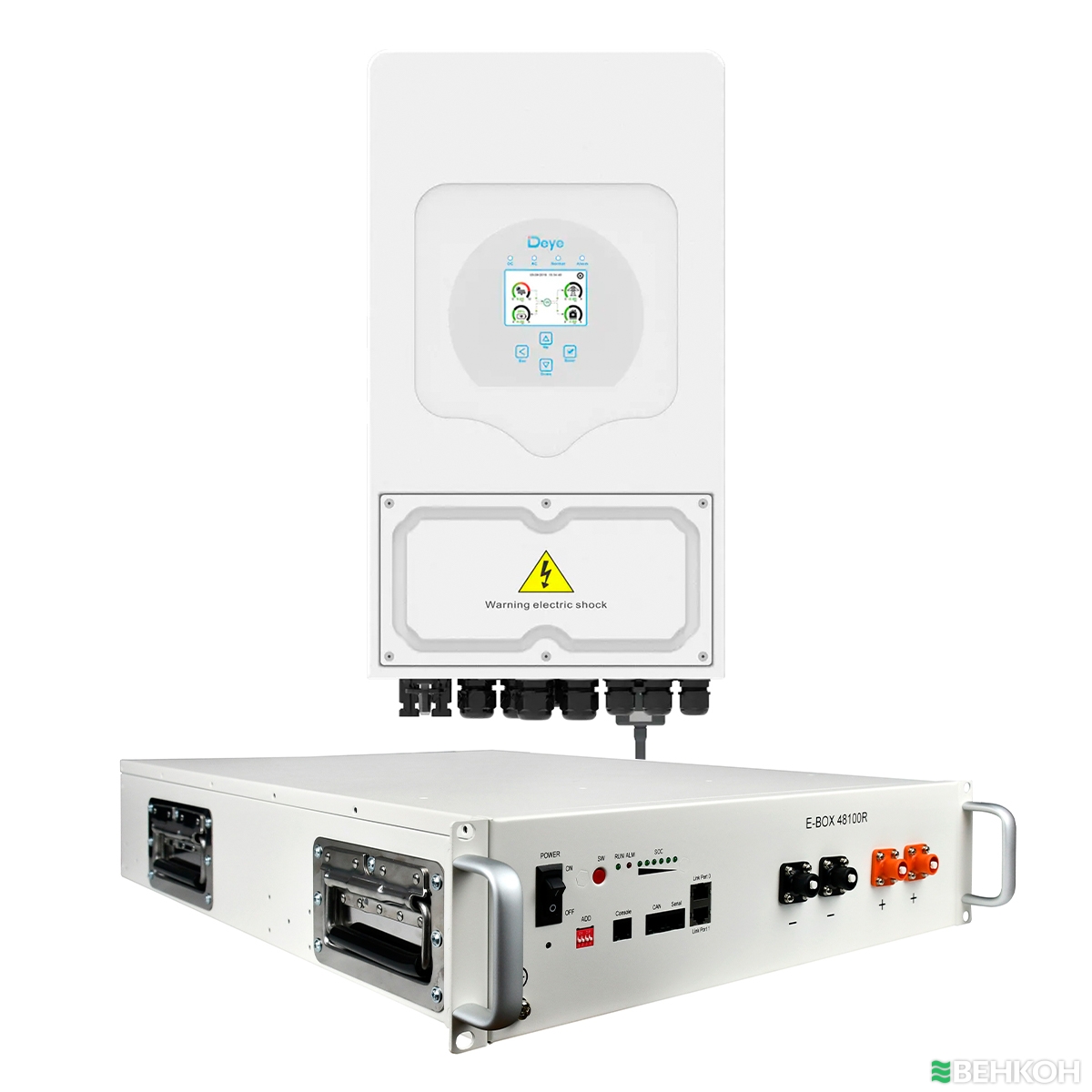 ᐉ Система резервного живлення Deye SUN-5K-SG03LP1-EU+Pytes E-BOX-48100R ...