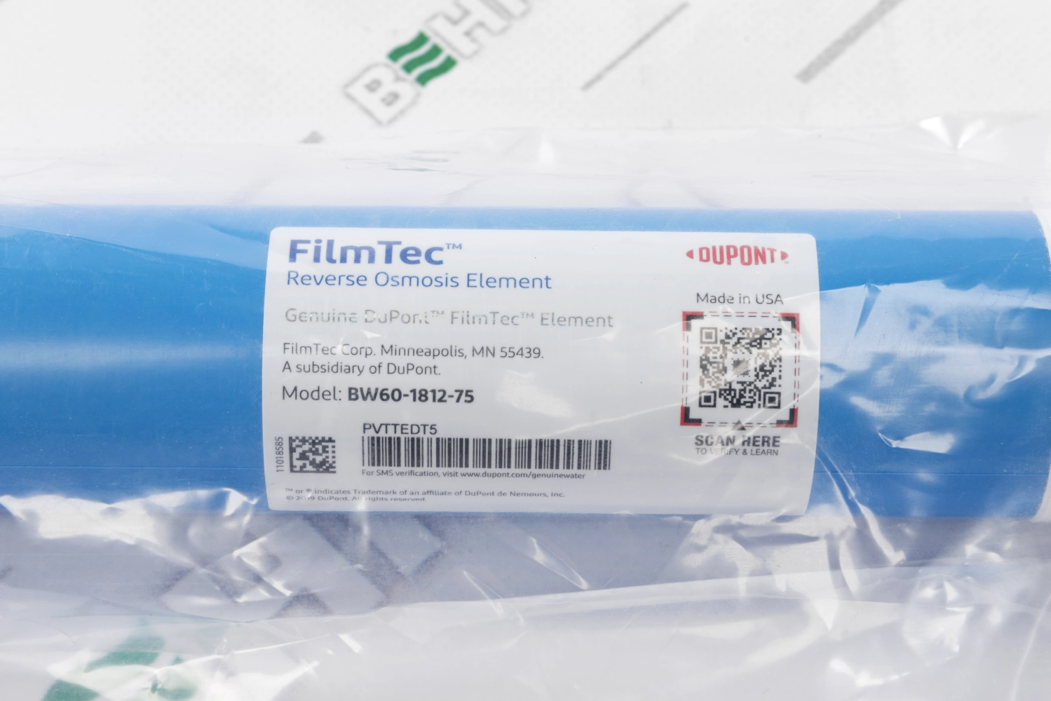 ᐉ Мембрана DuPont FILMTEC TW30-1812-75 (BW60-1812-75) купить по цене 1 ...