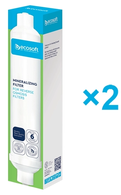 ᐉ Річний запас картриджів для фільтра зворотного осмосу Ecosoft Absolute з мінералізатором