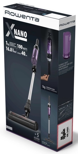 ᐉ Пилосос Rowenta X-Nano Essential RH1129WO купити по ціні 5 499 грн. в ...