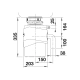 ᐉ Измельчители пищевых отходов Blanco FWD MEDIUM 526647 купить по цене ...