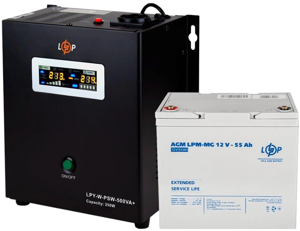 ᐉ Комплект для резервного питания LogicPower UPS W500 + АКБ MG 720W ...