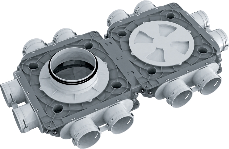 ᐉ Коллектор вентиляционный Вентс FlexiVent 1050160/75x12 купить по цене 3 336 грн. в Киеве и ...