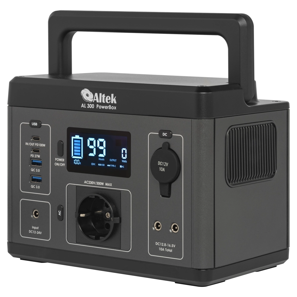 ᐉ Портативная зарядная станция Altek Al 300 Powerbox купить по цене 9 904 грн в Киеве и Львове