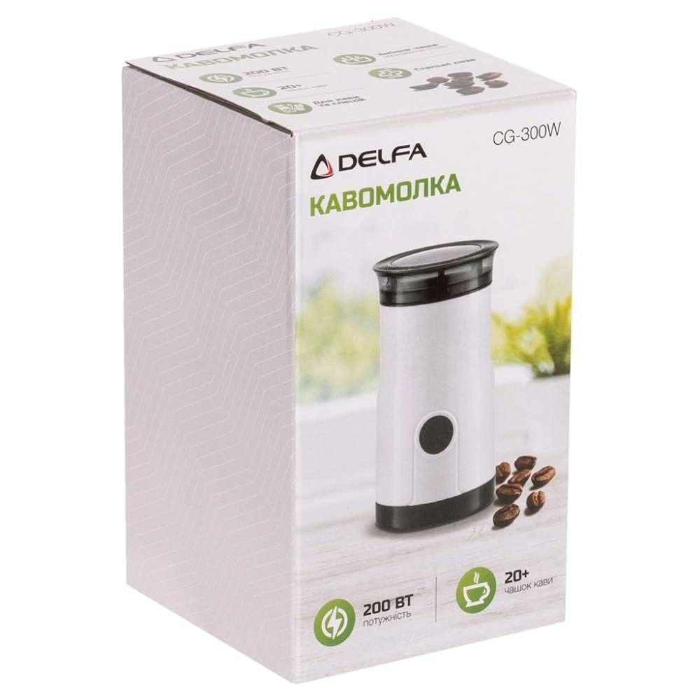 ᐉ Кофемолка Delfa CG-300W купить по цене 549 грн. в Киеве и Львове, Украина