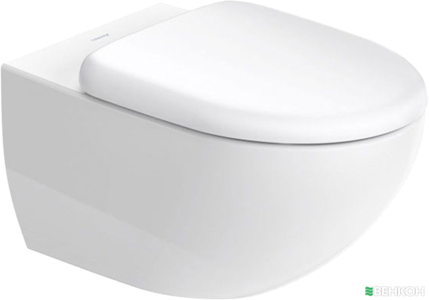≋ Консольный унитаз Duravit Architec 45720900А1 без ободка с крышкой ...