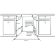 ᐉ Вбудована посудомийна машина Interline DWI 965 DSO WA Sliding Door ...