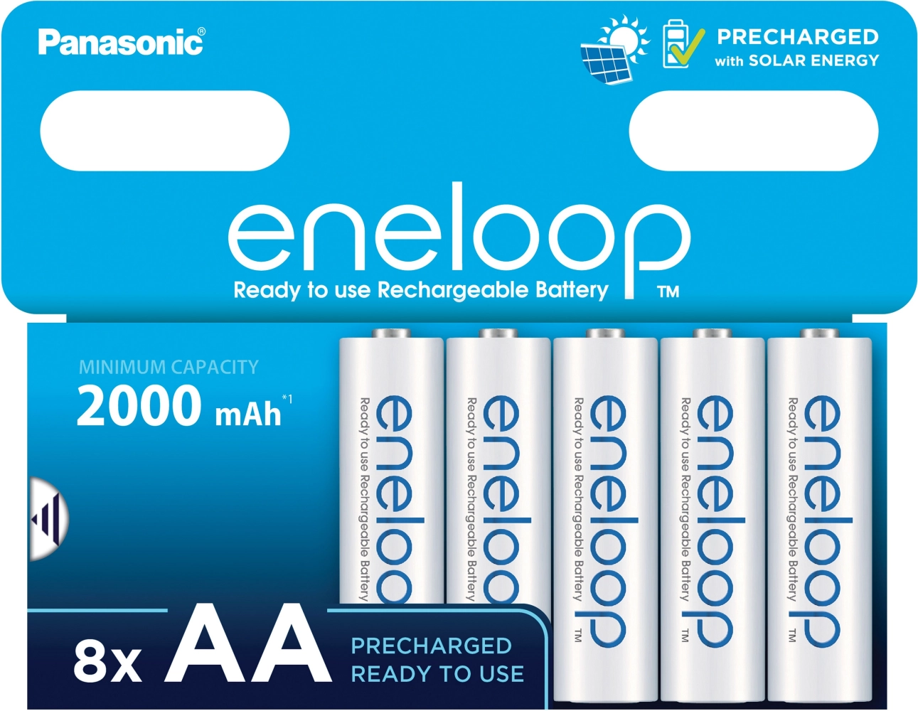 ᐉ Аккумулятор Panasonic Eneloop NI-MH AA 2000 mAh 8 шт купить по цене 2 ...