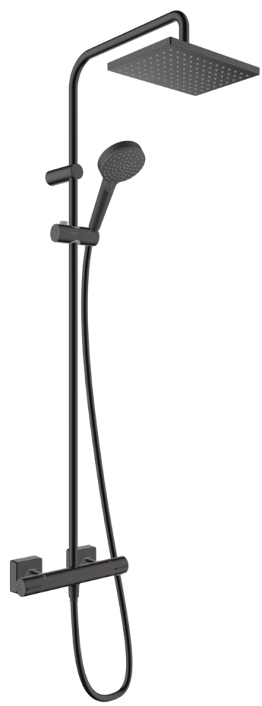 ᐉ Душевая система Hansgrohe Vernis Shape 26286670 Black купить по цене ...