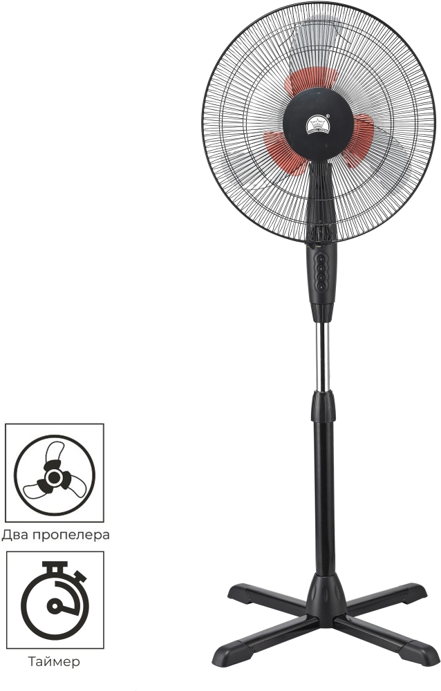 ᐉ Напольный вентилятор Rotex RAF70-B Double Blade купить по цене по ...