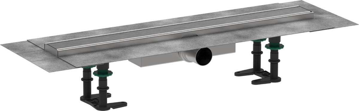 ᐉ Трап для душа Hansgrohe RainDrain Compact Flat Brushed Stainless ...