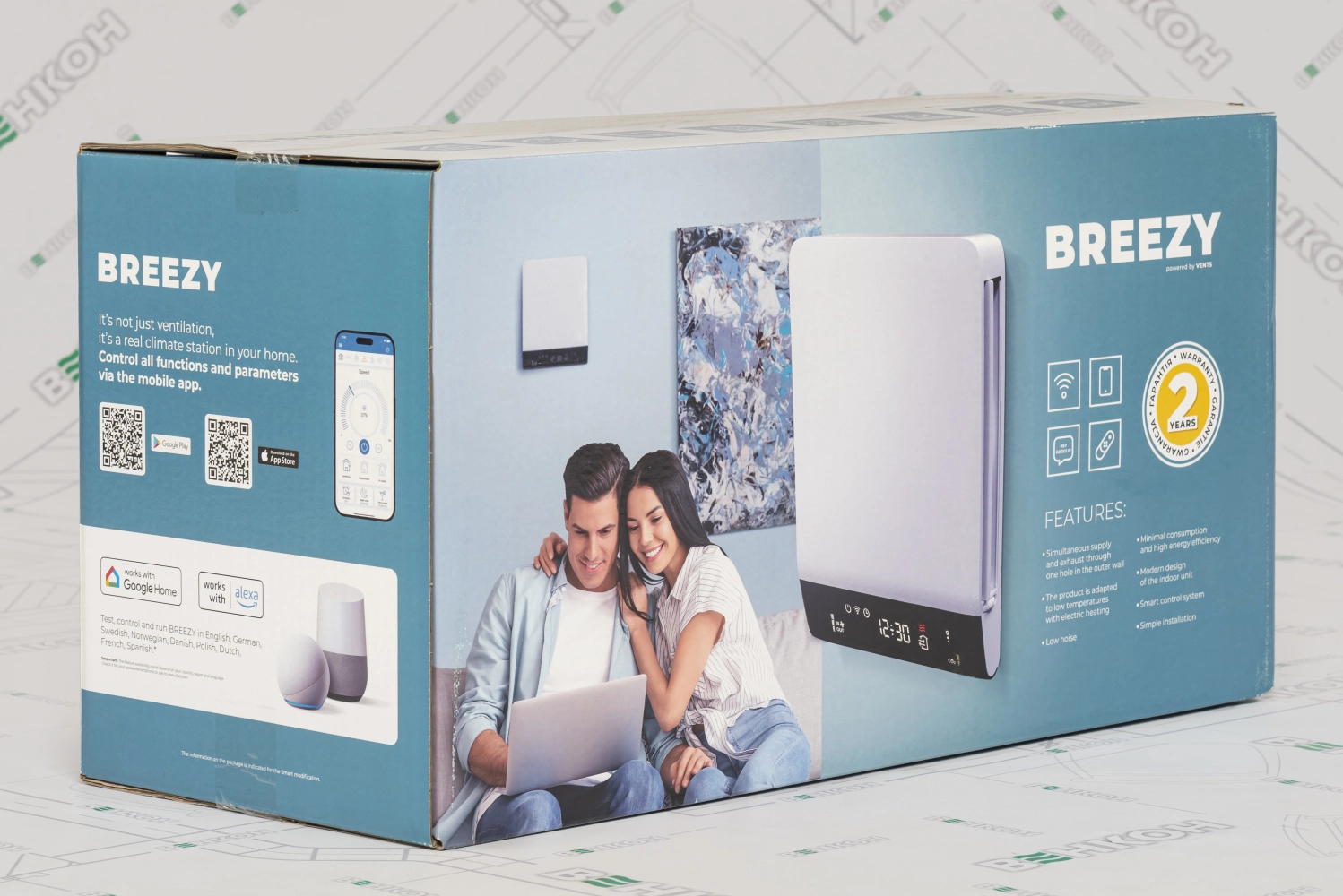 ᐉ Рекуператор Вентс Breezy Eco 160 купити по ціні 16 099 грн. в Києві ...
