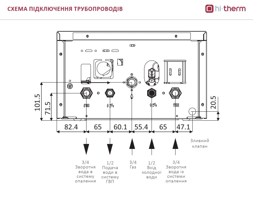 ᐉ Газовый котел Hi-Therm Optimus Pro DC-24U купить по цене 28 210 грн ...