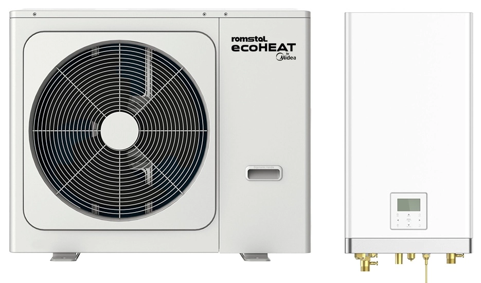 ᐉ Тепловой насос Romstal Vision 12 kW R32, -25, WI-FI, 3 квт ТЭН ...