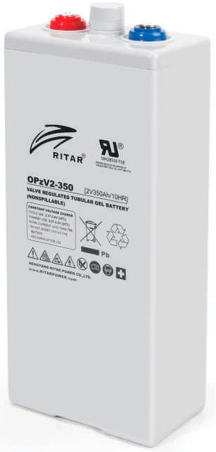 ᐉ Аккумуляторная батарея Ritar GEL 2V 350Ah (OPzV 2-350) купить по цене ...