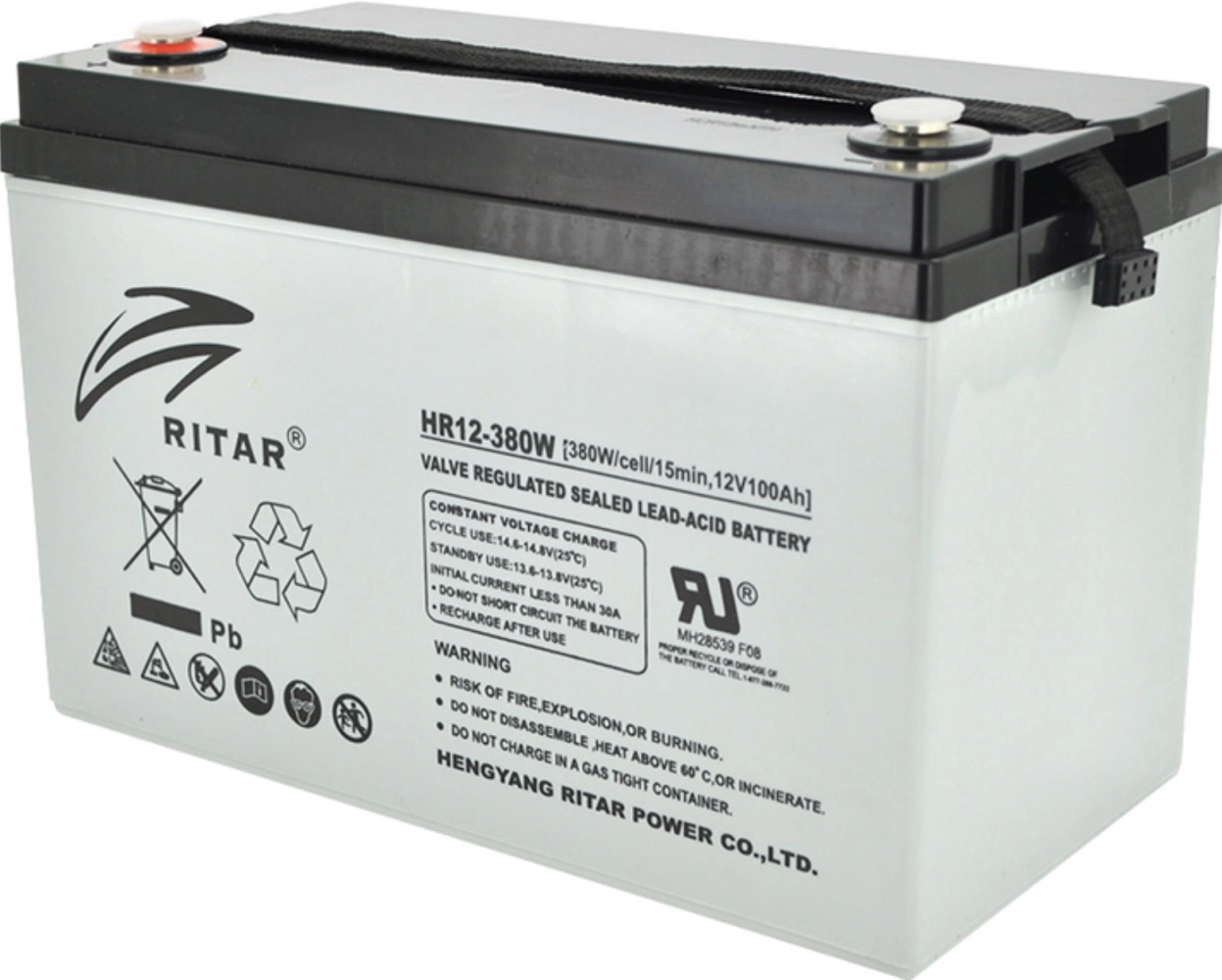 ᐉ Аккумуляторная батарея Ritar HR12380W, Gray Case, 12V 100Ah купить по ...