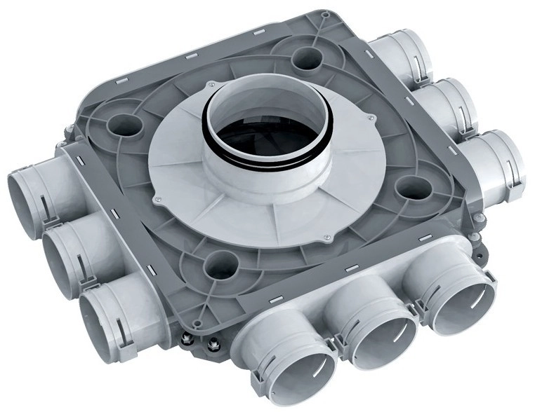 ᐉ Коллектор вентиляционный Вентс FlexiVent 1050125/63x9 купить по цене 1 704 грн. в Киеве и ...