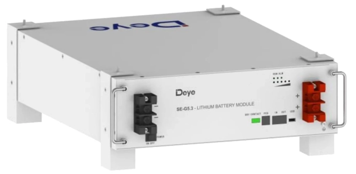 ᐉ Аккумулятор Deye SE-G5.3 LiFePO4 51.2V, 104Ah, 5.12kW купить по цене ...