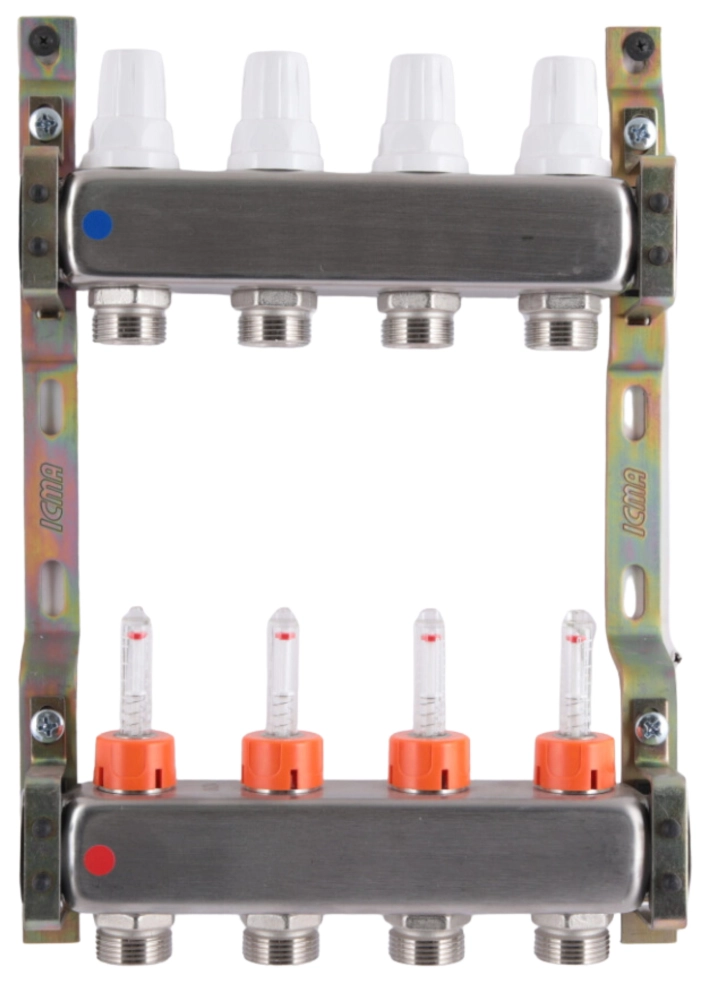 ᐉ Коллектор распределительный Icma № К073 3/4"x4 (87K073PJ32) купить по цене 5 598 грн. в Киеве ...