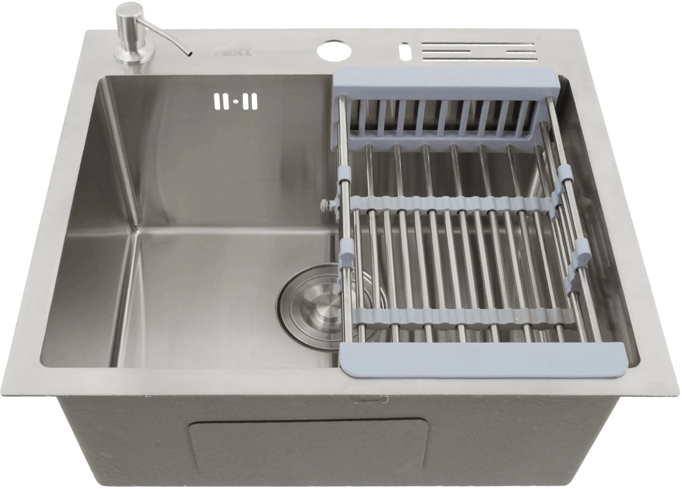 ᐉ Кухонна мийка Nett NS-5245 з нержавійки 1.5 мм купити по ціні 8 450 ...