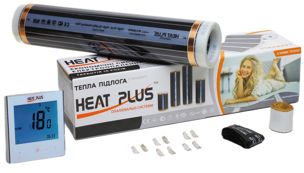 ᐉ Комплект теплого пола Heat Plus Premium 1м2 + терморегулятор Iteo 4 ...