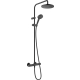 ᐉ Душевая система Hansgrohe Vernis Blend Showerpipe 200 1jet Matt Black ...