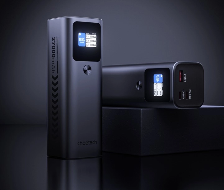 ᐉ Повербанк Choetech 27000mAh (B670-CCGY) black купити по ціні 3 199 ...