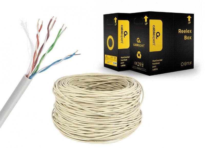 ᐉ Кабель симметричный (витая пара) Cablexpert Cat 5e U/UTP 4x2x24AWG ...