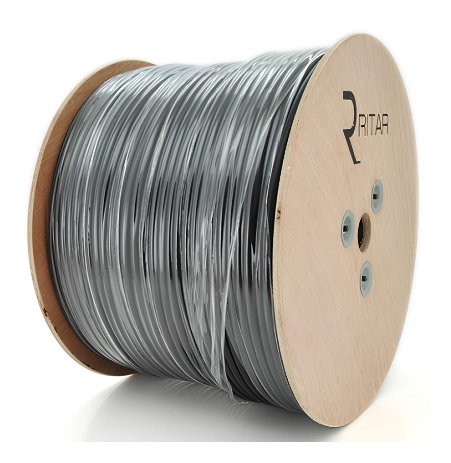 ᐉ Кабель коаксиальный (радиочастотный) Ritar B305-RG690CU + 2x0.5 мм² ...