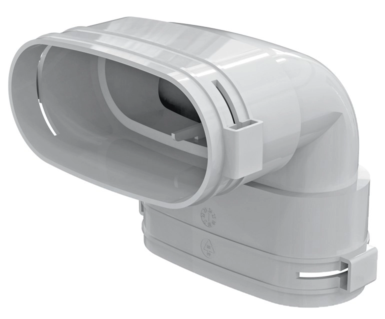 ᐉ Колено (отвод) Вентс FlexiVent 060352 (139х61, 90°) купить по цене 112 грн. в Киеве и Львове ...