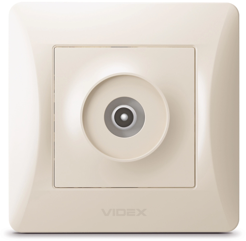 ᐉ Розетка Videx Binera (VF-BNSK1TVME-CR) купить по цене 119 грн. в Киеве и Львове, Украина