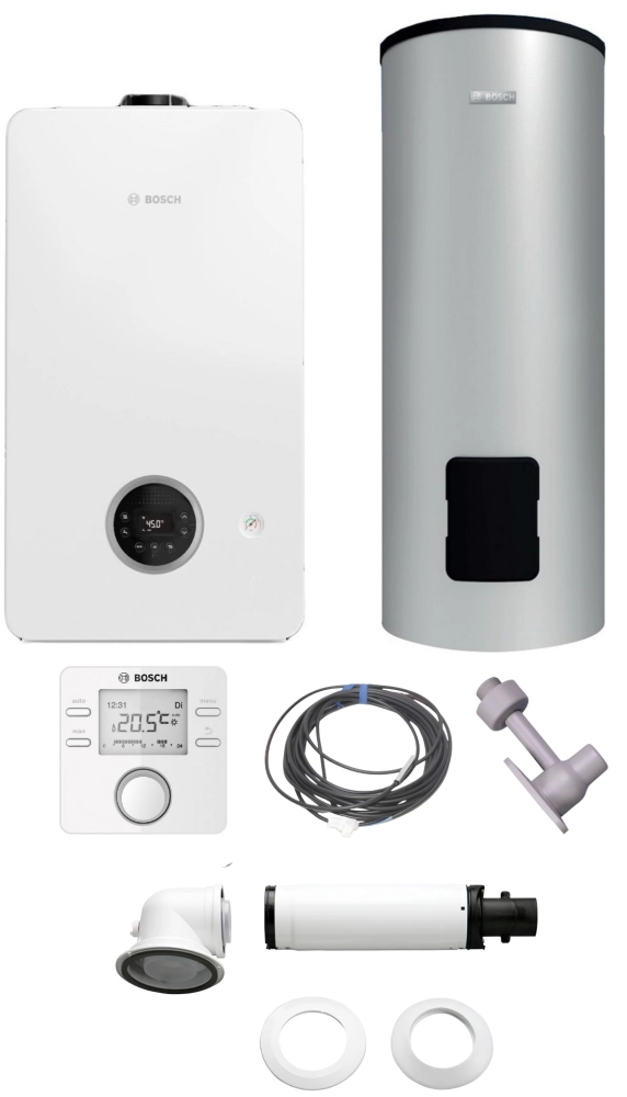 ᐉ Газовий котел + пакетна пропозиція Bosch Condens Comfort Paket 2 ...
