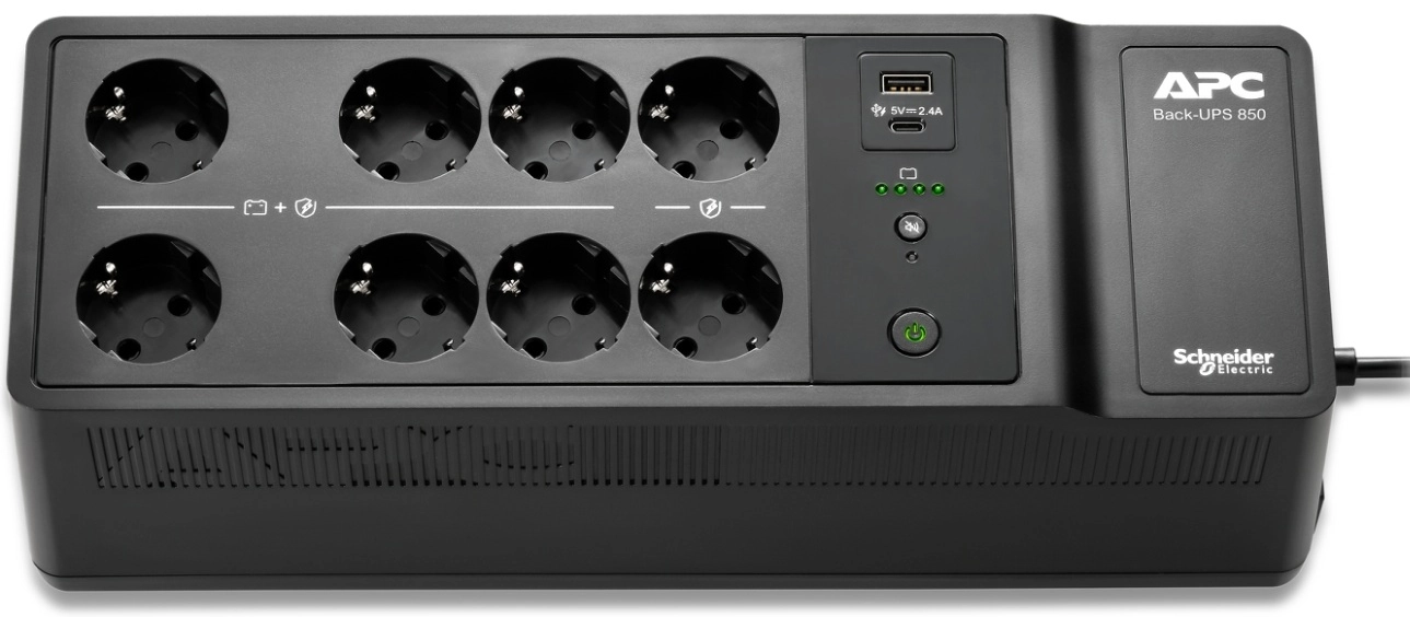 ᐉ Источник бесперебойного питания APC Back-UPS 850VA, 520W (BE850G2-GR ...