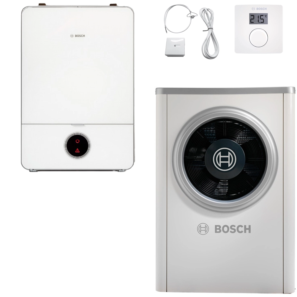 ᐉ Тепловий насос Bosch Compress 7000i AWE 9, система керування CR10 ...