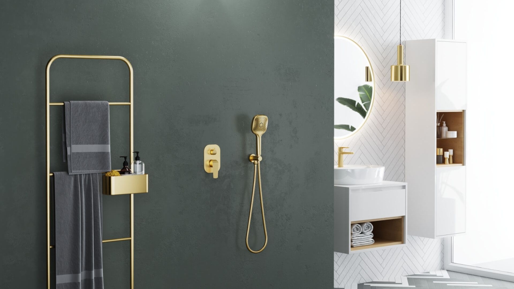 ᐉ Дзеркало Excellent Corido 80 см матове золото (DOEX.CO080.GB) купити ...