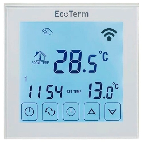 ᐉ Терморегулятор EcoTerm SEN WI-FI White купить по цене 3 600 грн. в ...