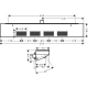 ᐉ Боковой душ Hansgrohe Rainfinity 500 Matt Black 26243670 купить по ...