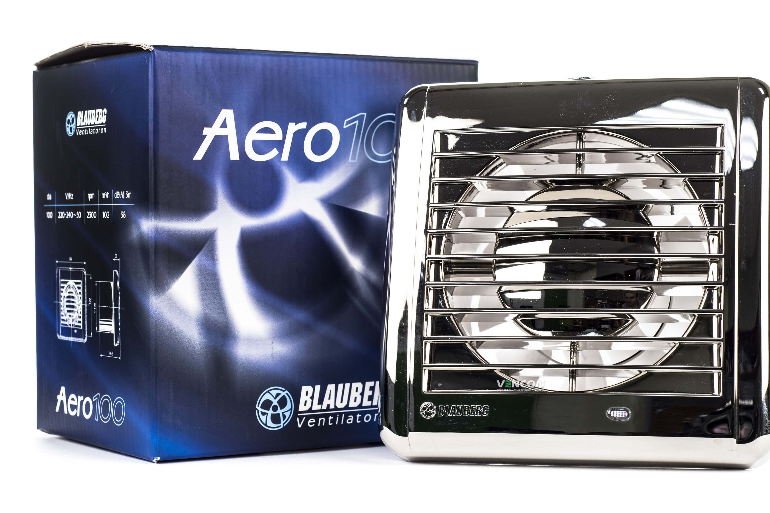 ≋ Blauberg Aero Chrome 100 купить по цене 3 977 грн. Вытяжной ...